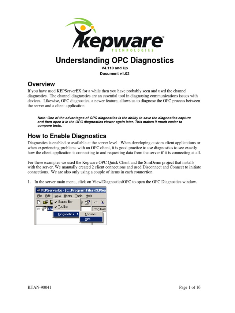 Understanding OPC Diagnostics | Download Free PDF | Server (Computing) | Cache (Computing)