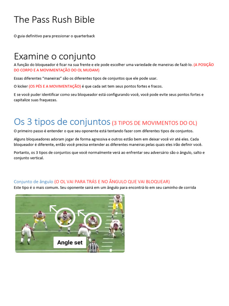 The Pass Rush Bible BR | PDF