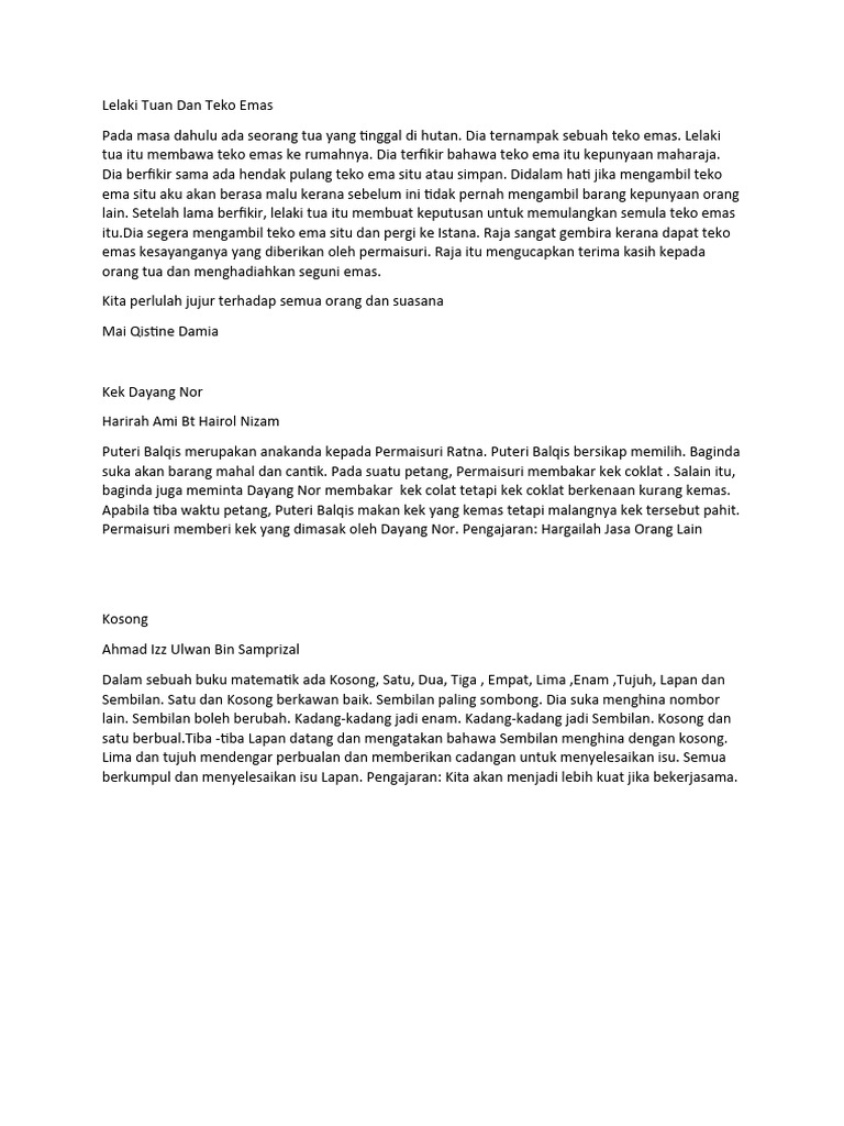Cerita Pendek | PDF