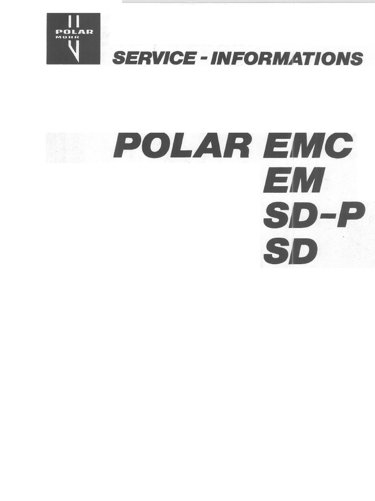 Polar Service Manual 76-92-115-137-155 EMC EM SD | PDF