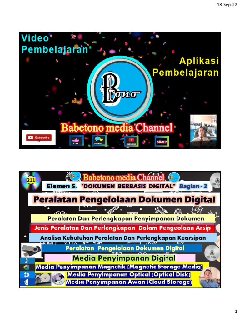 Materi MPLB Elemen 5 Bag 2 Peralatan Doumen Digital | PDF | Komputer ...