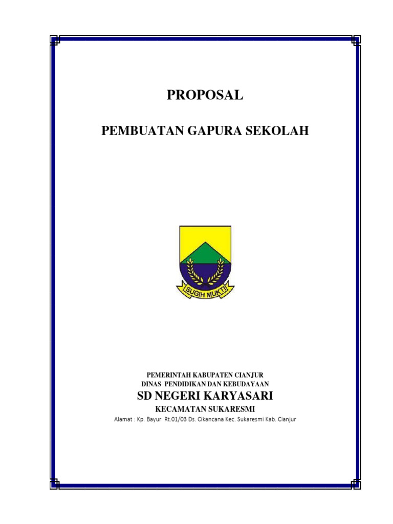 Proposal Gapura Pdf