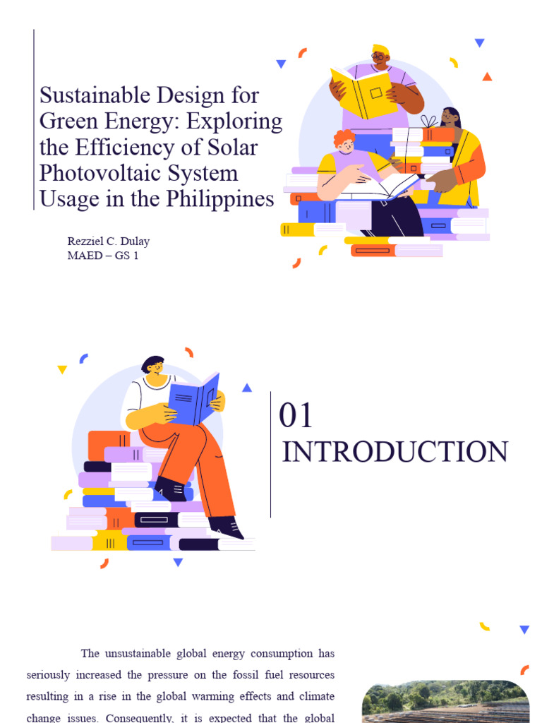 Sustainable Design For Green Energy - Exploring The Efficiency of Solar ... Sustainable Design For Green Energy - Exploring The Efficiency of Solar ...