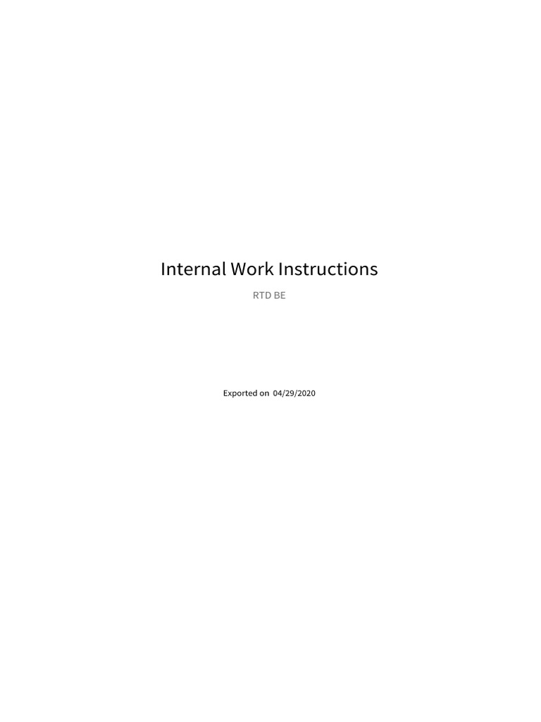 RTD Dispatch Instructions Guide | PDF