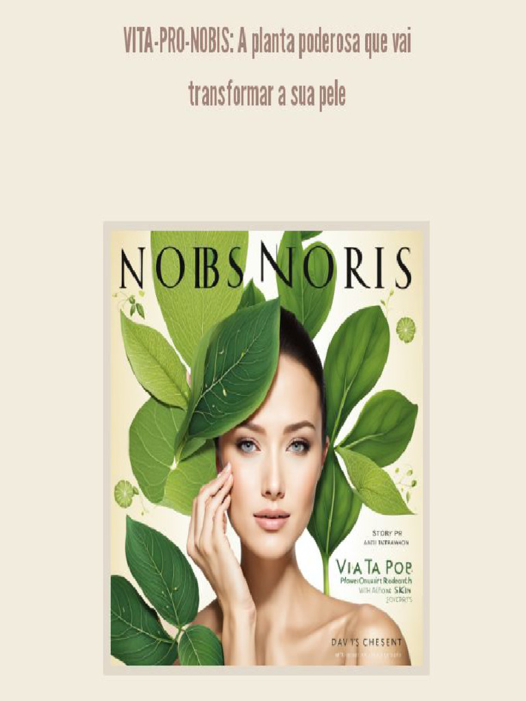 Benefícios da Vita-pro-nobis para a Pele | PDF | Vitamina | Radical ...