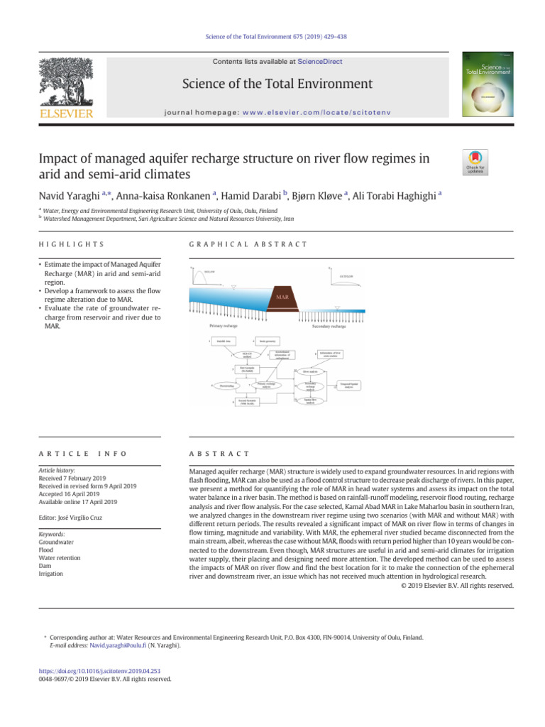 Science of The Total Environment: Navid Yaraghi, Anna-Kaisa Ronkanen ...