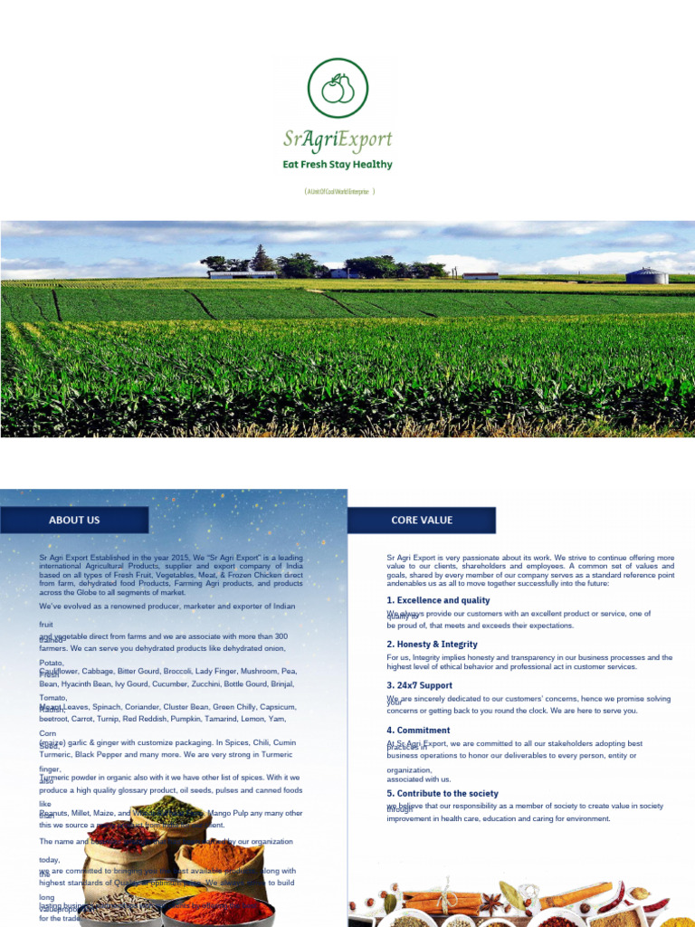 SR Agri Export | PDF