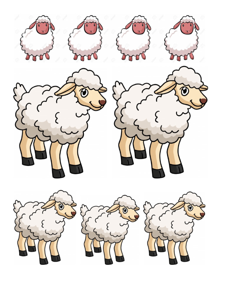 Sheep Cartoon | PDF
