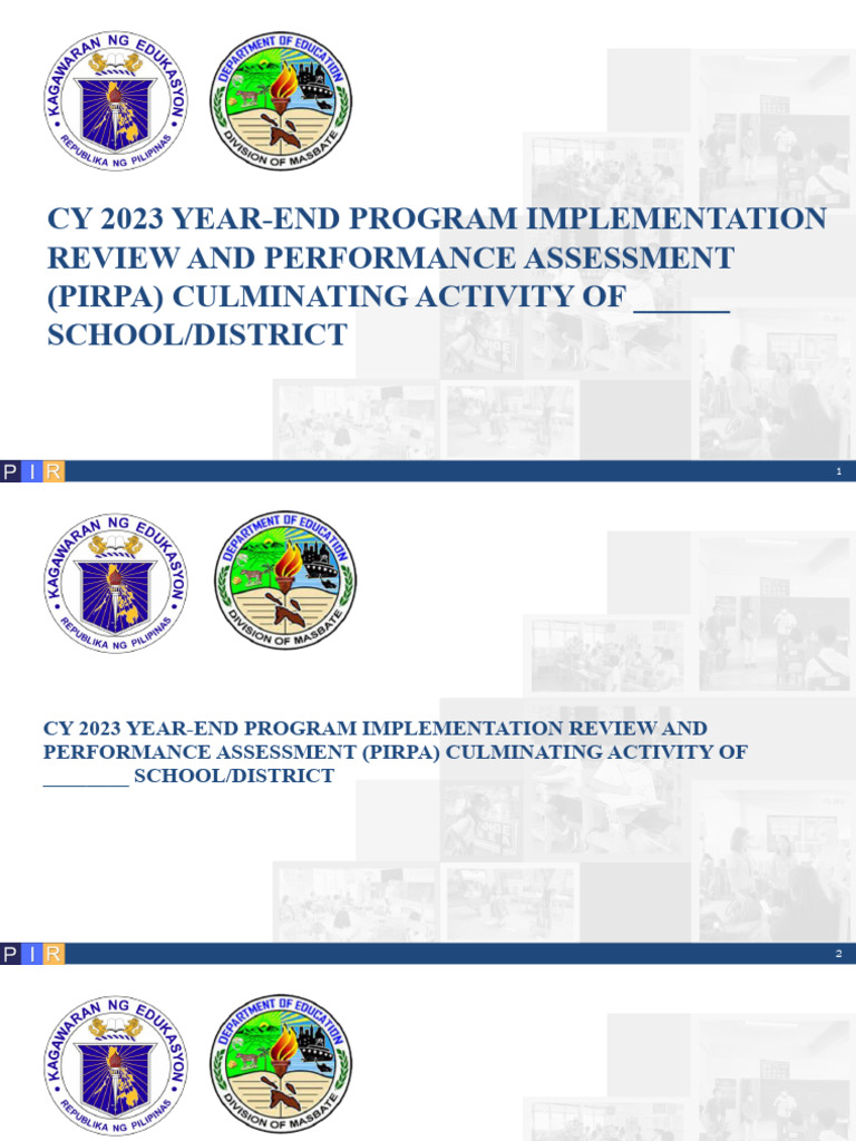 PIRPA Template B | PDF | Economies