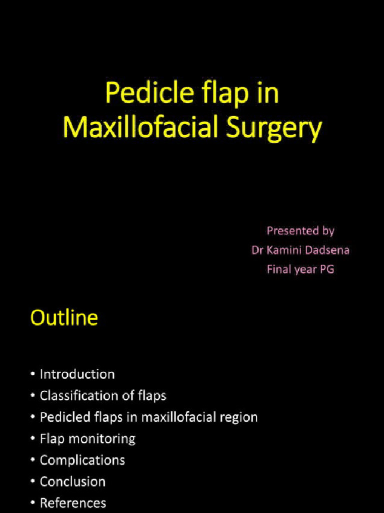 Pedicle Flap in Maxillofacial Surgery | PDF