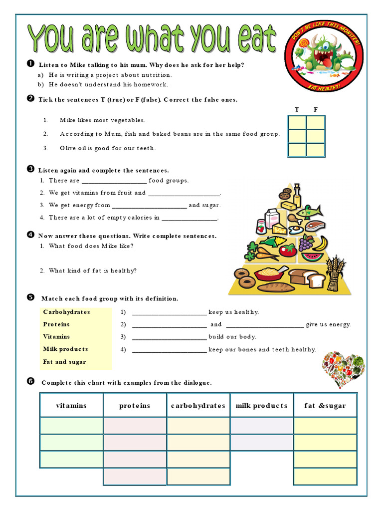 Nutrition Homework Help Guide | PDF