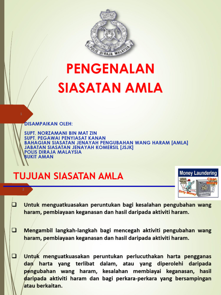 19 Nov Pengenalan Siasatan Amla | PDF