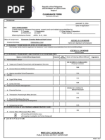 CS Form No. 7 Revised 2018 Clearance Form PDF | PDF | Economies | Business