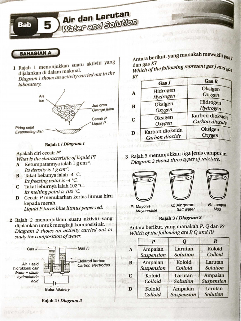 Chapter 5 Water and Solution (Set 2) | PDF