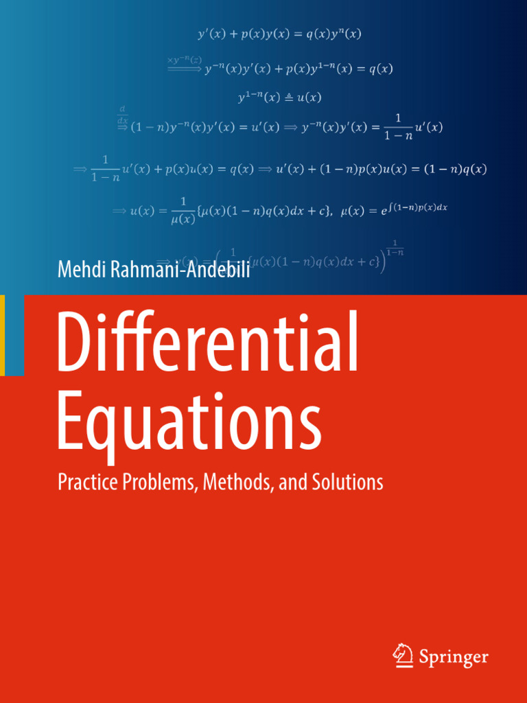 Mehdi Rahmani Andebili Differential Equations Practice Problems | PDF ... Mehdi Rahmani Andebili Differential Equations Practice Problems | PDF ...