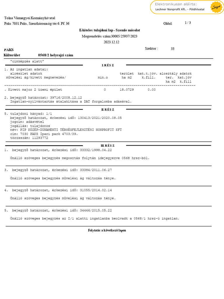 Paks 0568 2+ (2023.12.12.+állapot) | PDF