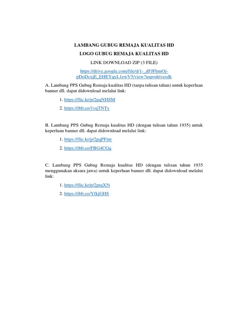 Link Logo Gubug Remaja | PDF