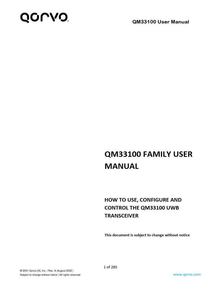 QM33120W User Manual | PDF | Computer Engineering | Computing