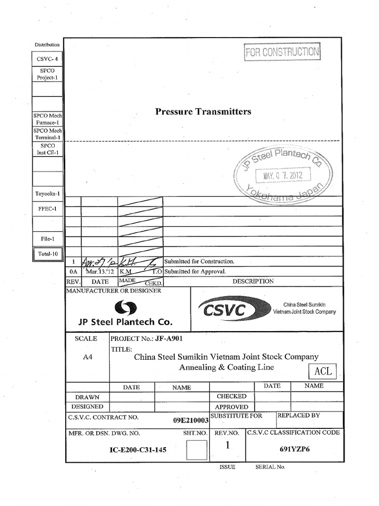 Pressure Transmitter | PDF