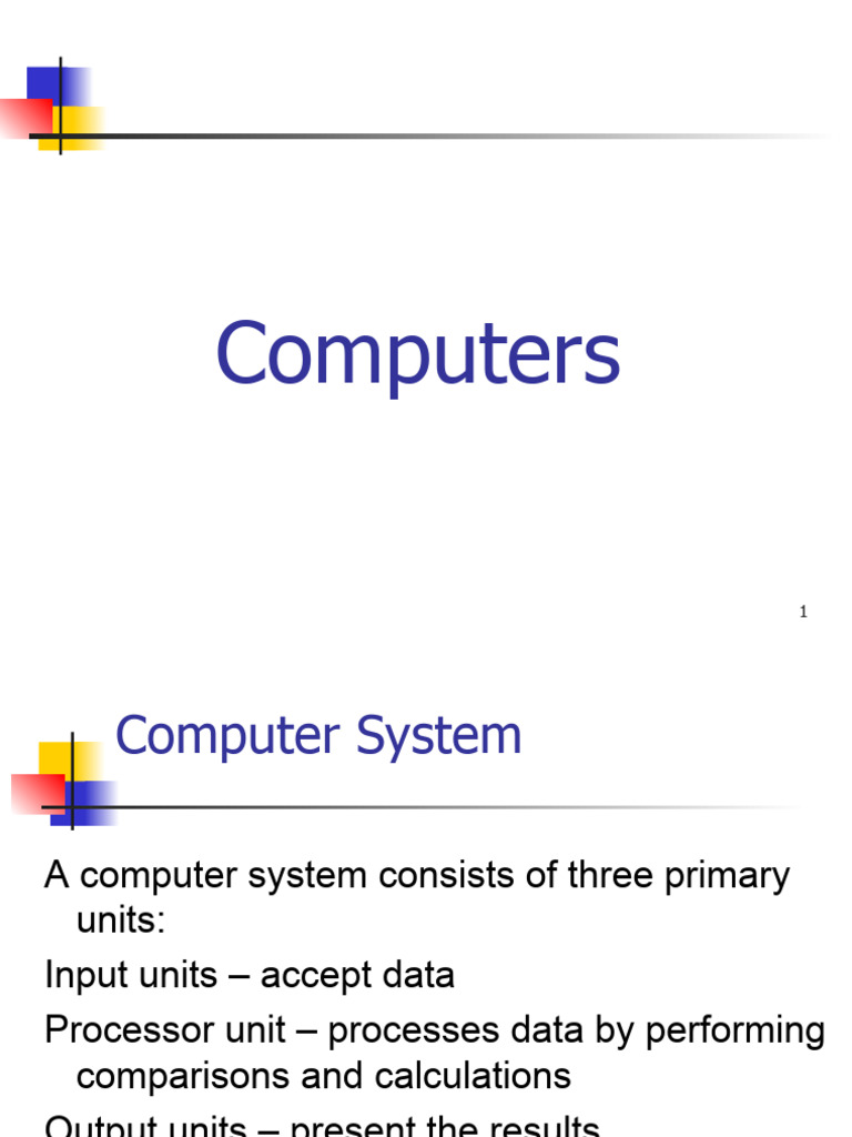 Computer System | PDF