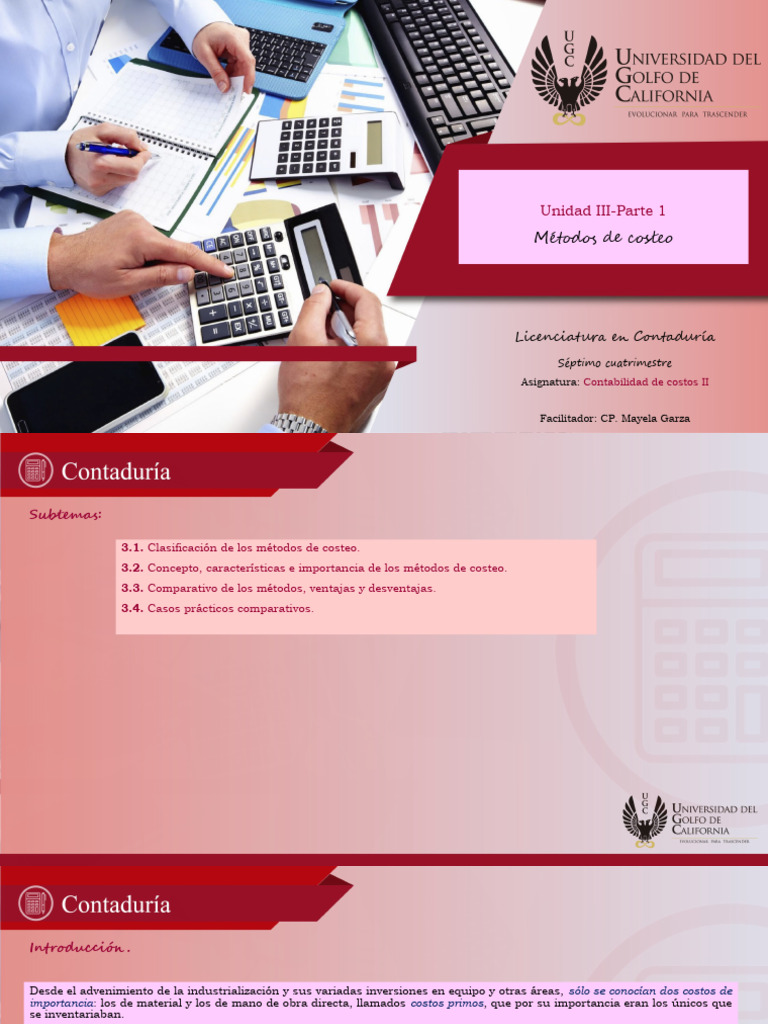 Unidad III-Primera Parte | PDF | Business | Contabilidad de costos Unidad III-Primera Parte | PDF | Business | Contabilidad de costos