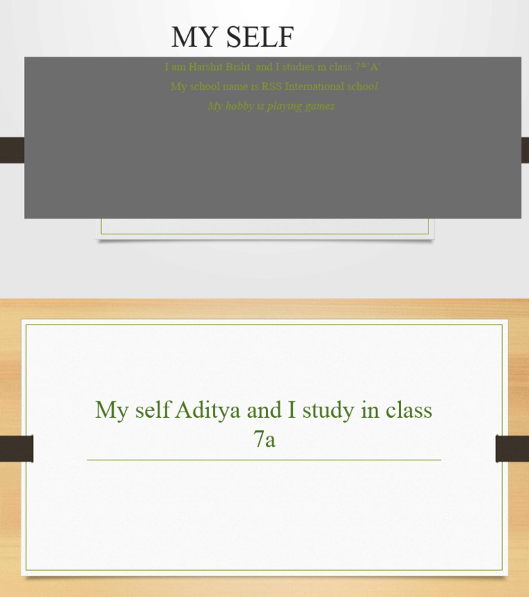 My Self | PDF
