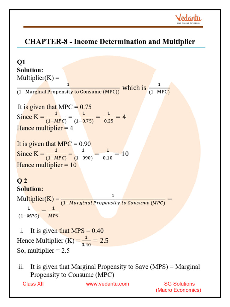 Sandeep Garg Macroeconomics Class 12 Solutions Class 12 Macroeconomics Sandeep Garg Solutions ...