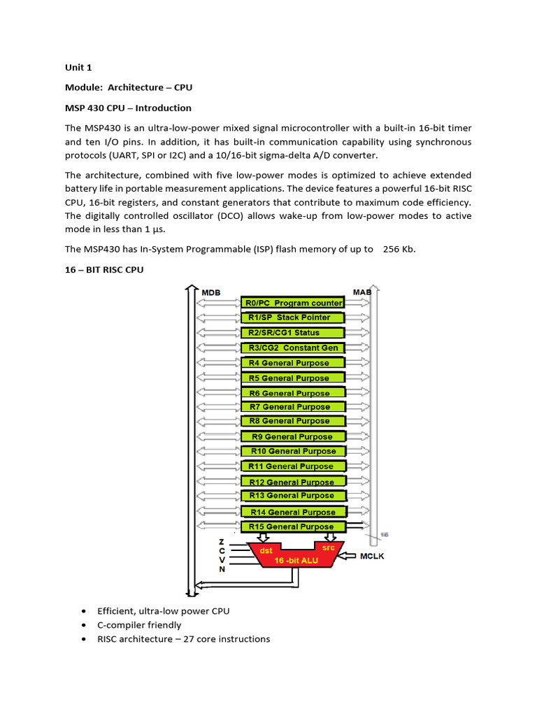 Architecture CPU | PDF