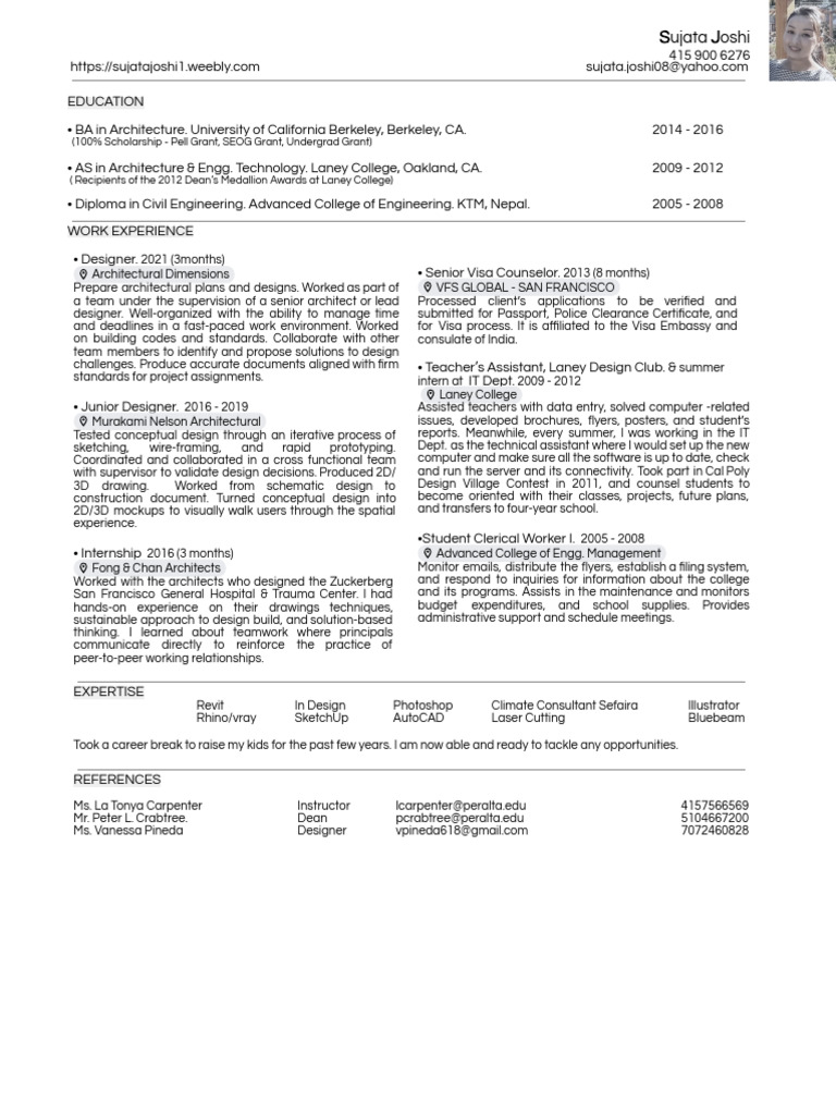 resume- sujata joshi | PDF resume- sujata joshi | PDF
