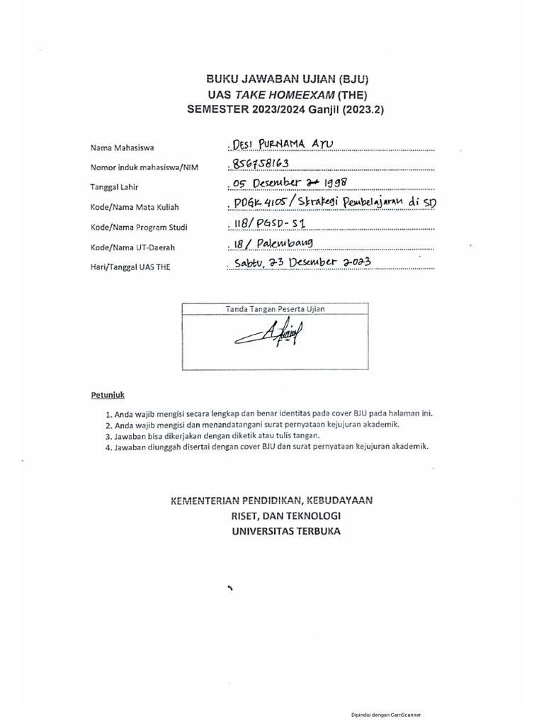 The Strategi Pembelajaran Ayu - 1 | PDF