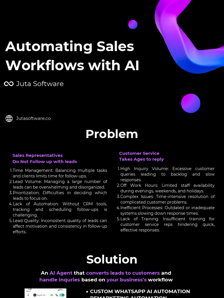 Juta Software Pitch Deck | PDF