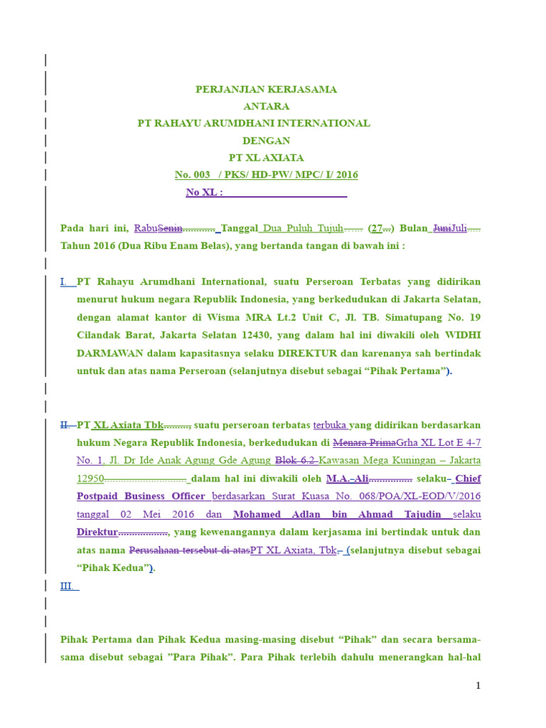 Draft PKS XL - Haagen Dasz Master | PDF