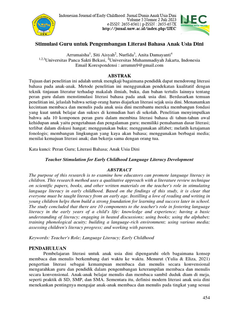 25 IJEC Juli 2023 | PDF | Seni & Disiplin Bahasa | Kesehatan Holistik