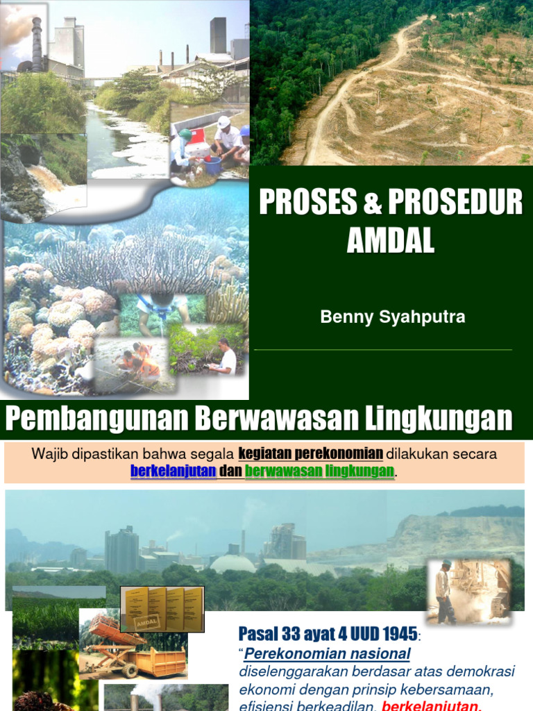 03-Proses Dan Prosedur Amdal | PDF