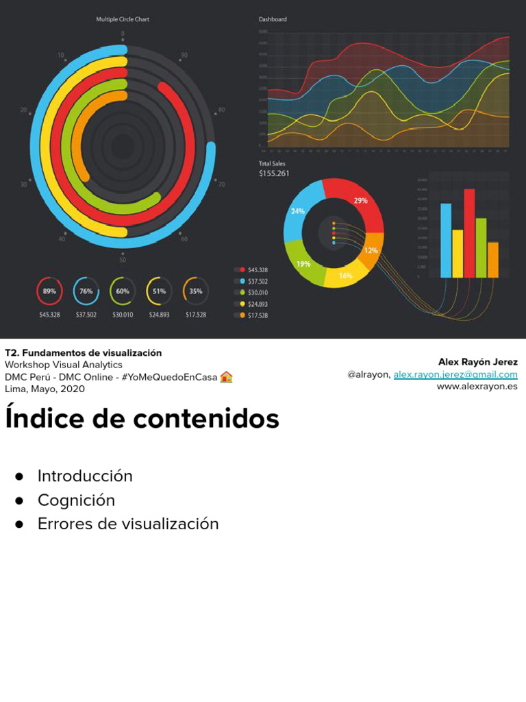 (2020) DMC Online - Workshop Visual Analytics - T2. Fundamentos de Visualización | PDF ...