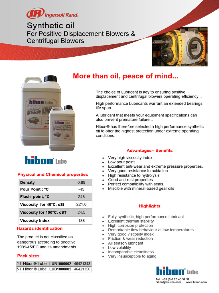 Hibon Lube en Rev G 2018 | PDF