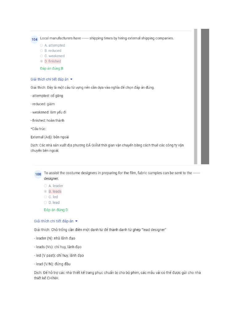 Part5 Ets 2023 Test 2 | PDF