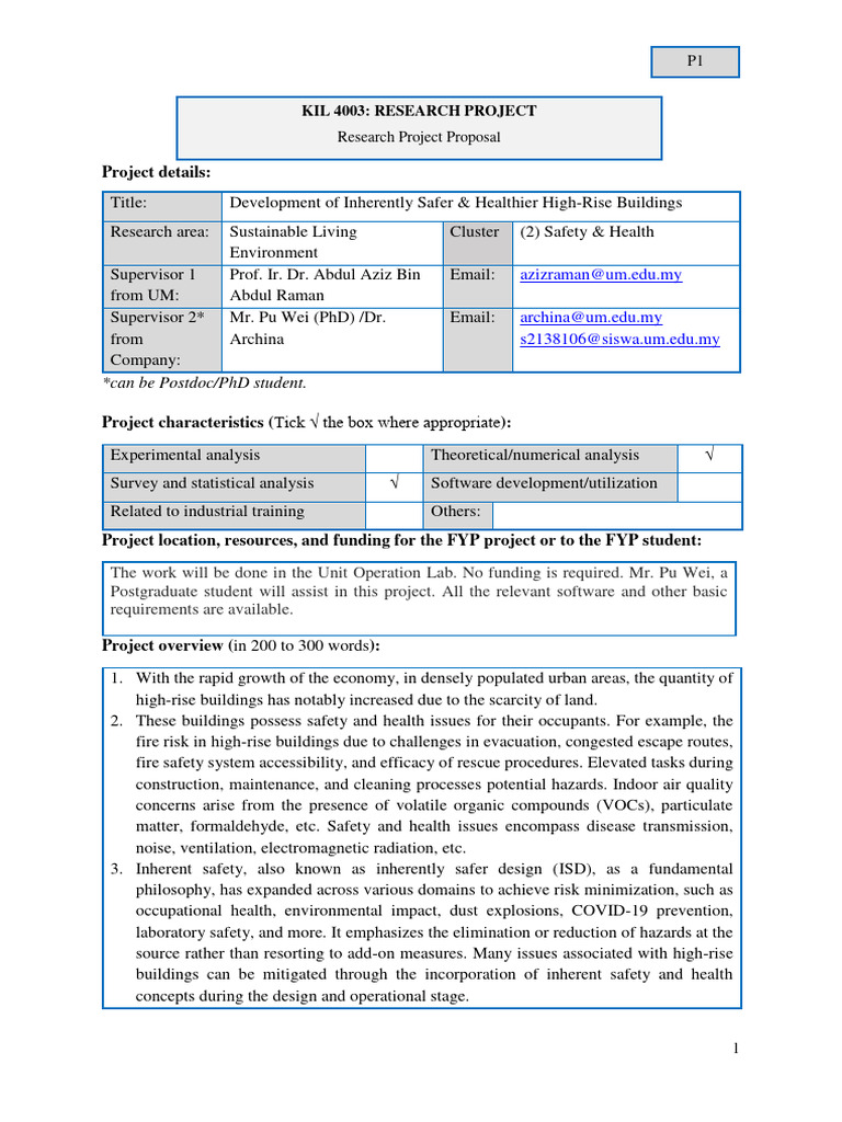FYP Overall Topics (21 September 2023) | PDF