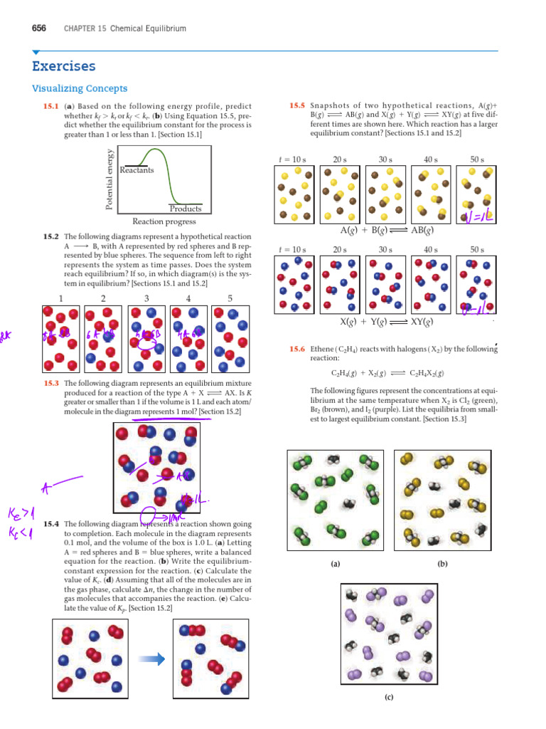 Echilibru Chimic-1 | PDF | Chemical Equilibrium | Chemical Reactions