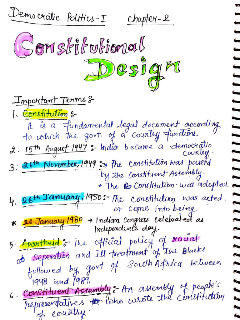 9th Civics CH 2 Constitutional Design. | PDF | Health Informatics