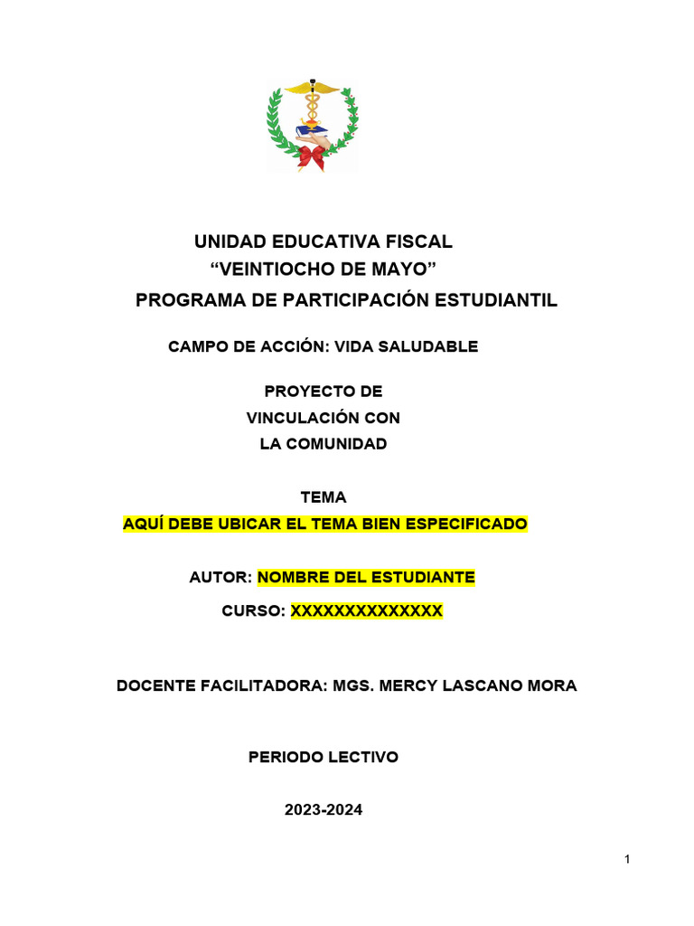 Estructura Del Proyecto | PDF