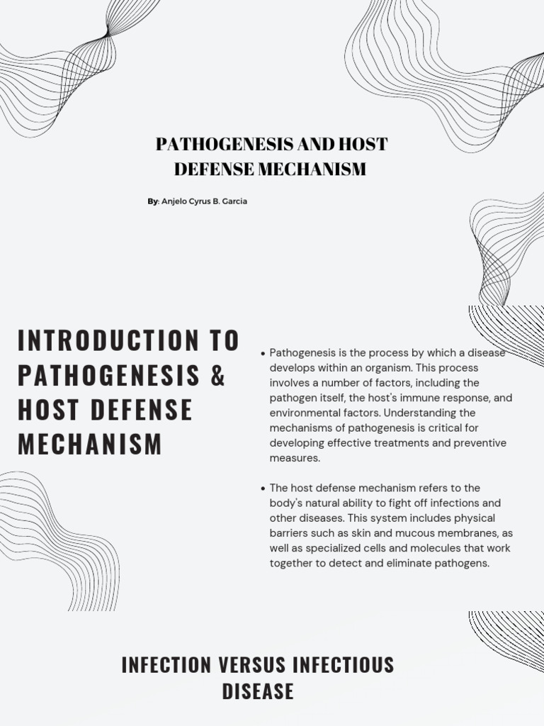 Pathogensis and Host Mechanism Defense | PDF | Science & Mathematics