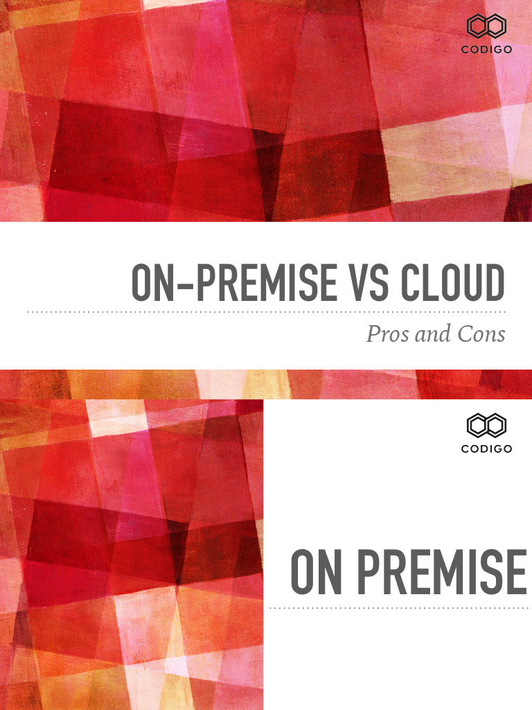 Onprem Vs Cloud | PDF | Computers