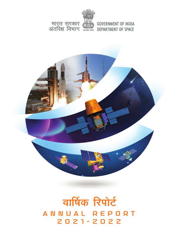 ISRO Annual Report English 2021to2022 | PDF | Satellite | Spaceflight