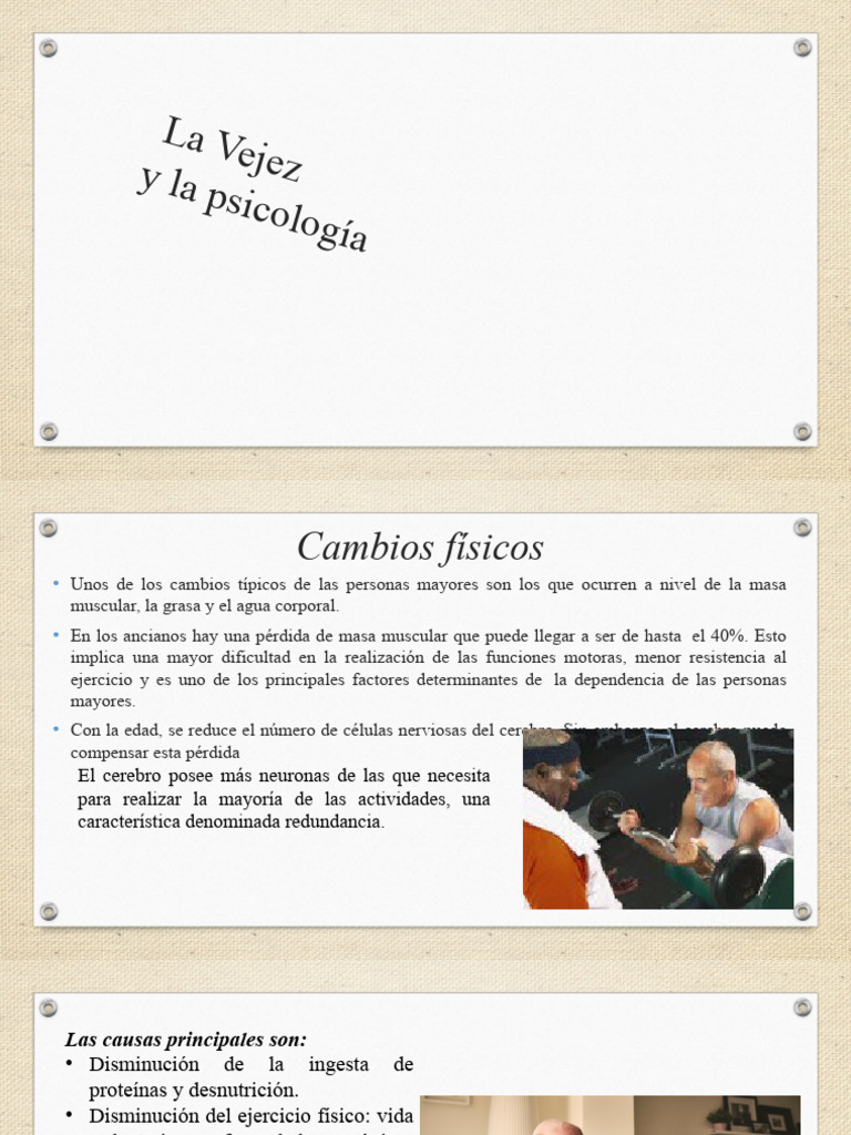 La Vejez | PDF | Vejez | Demencia