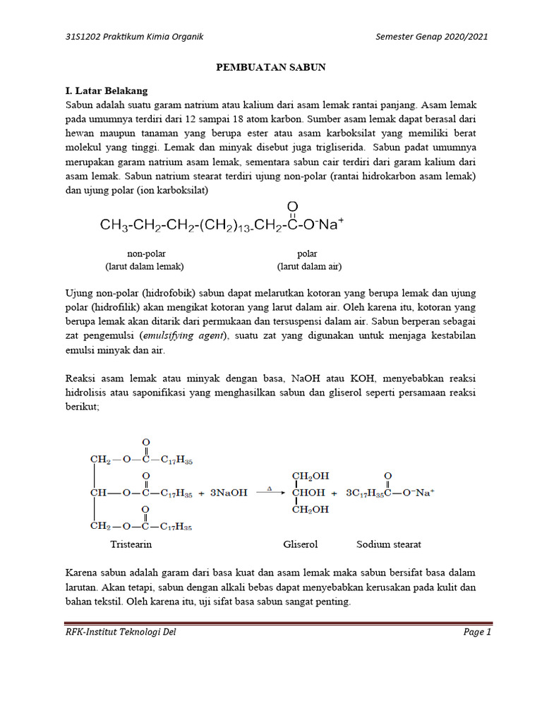 Modul 4 PEMBUATAN SABUN | PDF