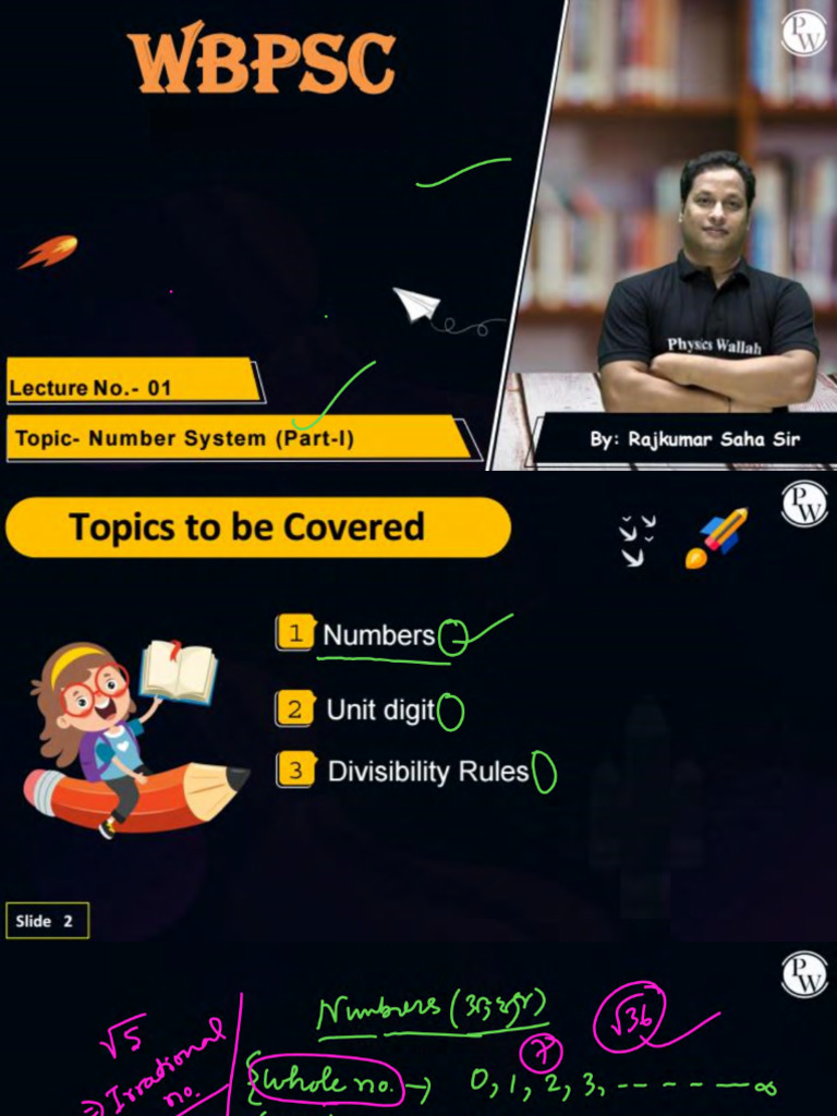 Maths 01 Class Notes Wbpsc Pdf Pdf 3346