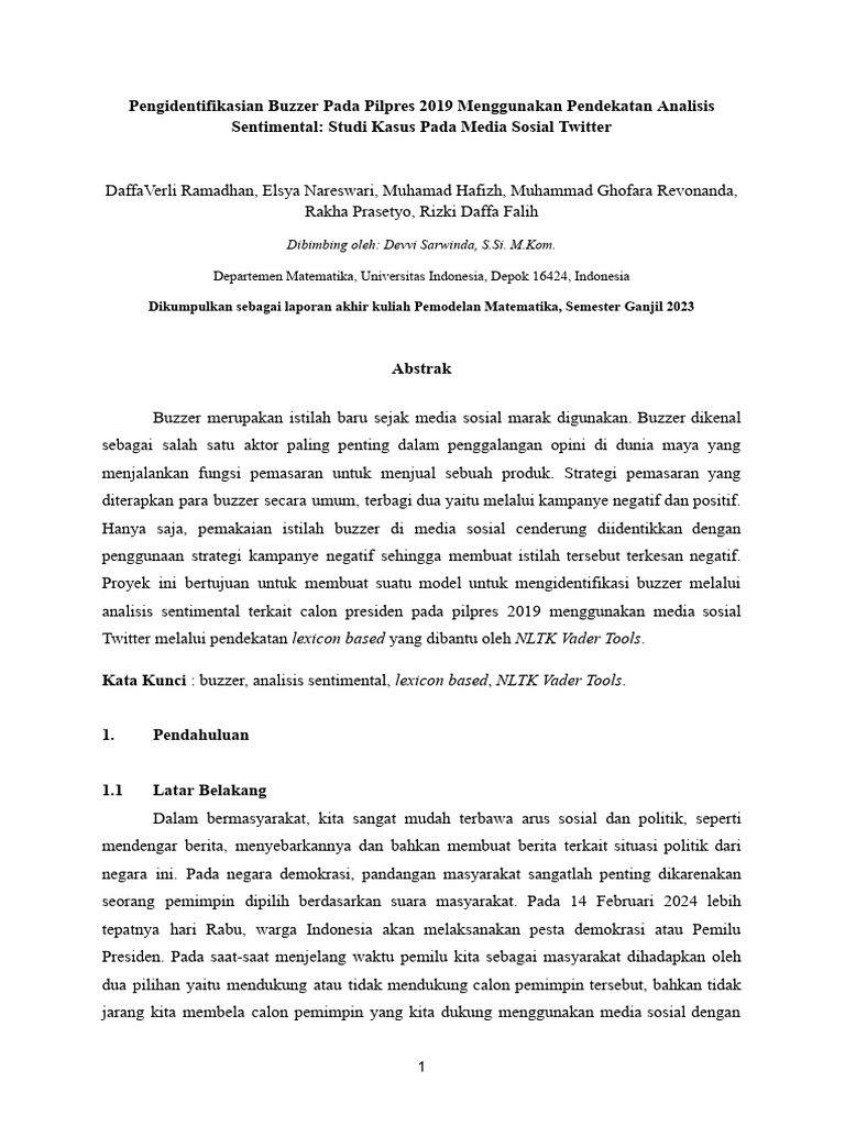 Makalah Final A4 | PDF