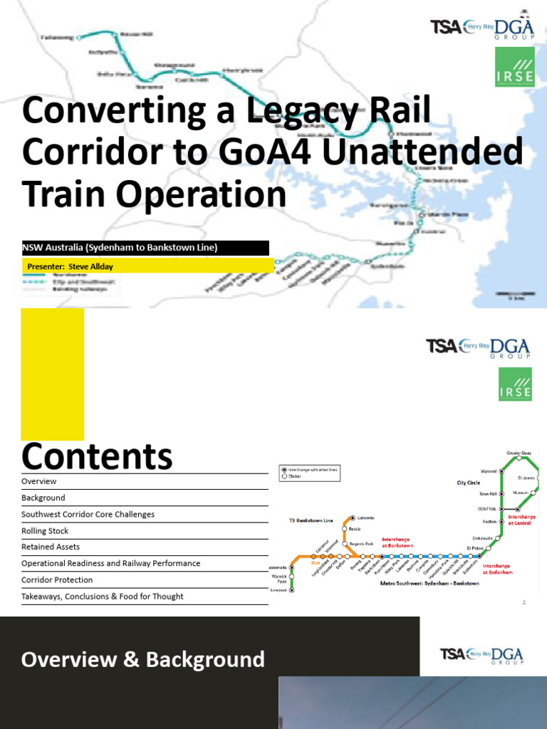 Sydney Metro GoA4 Rail Conversion | PDF | Rail Transport | Rapid Transit