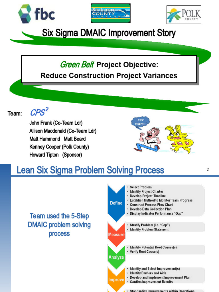 DMAIC Project Template | PDF